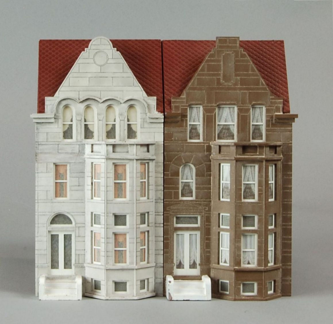 HO Mt. Vernon Townhouse End Units | Custom Model Railroads 410-889-0010