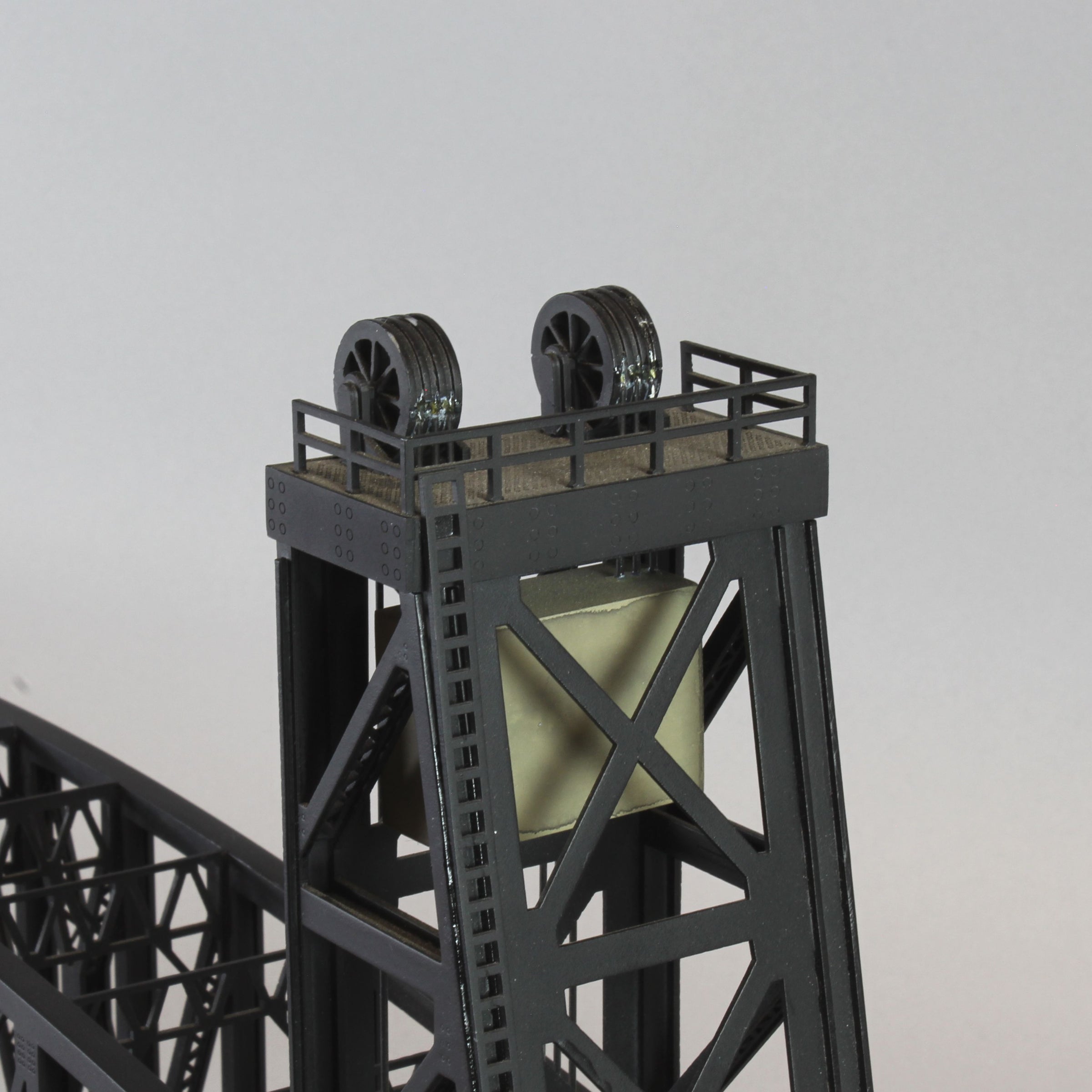 HO Vertical Lift Bridge Single Track | Custom Model Railroads 410-889-0010