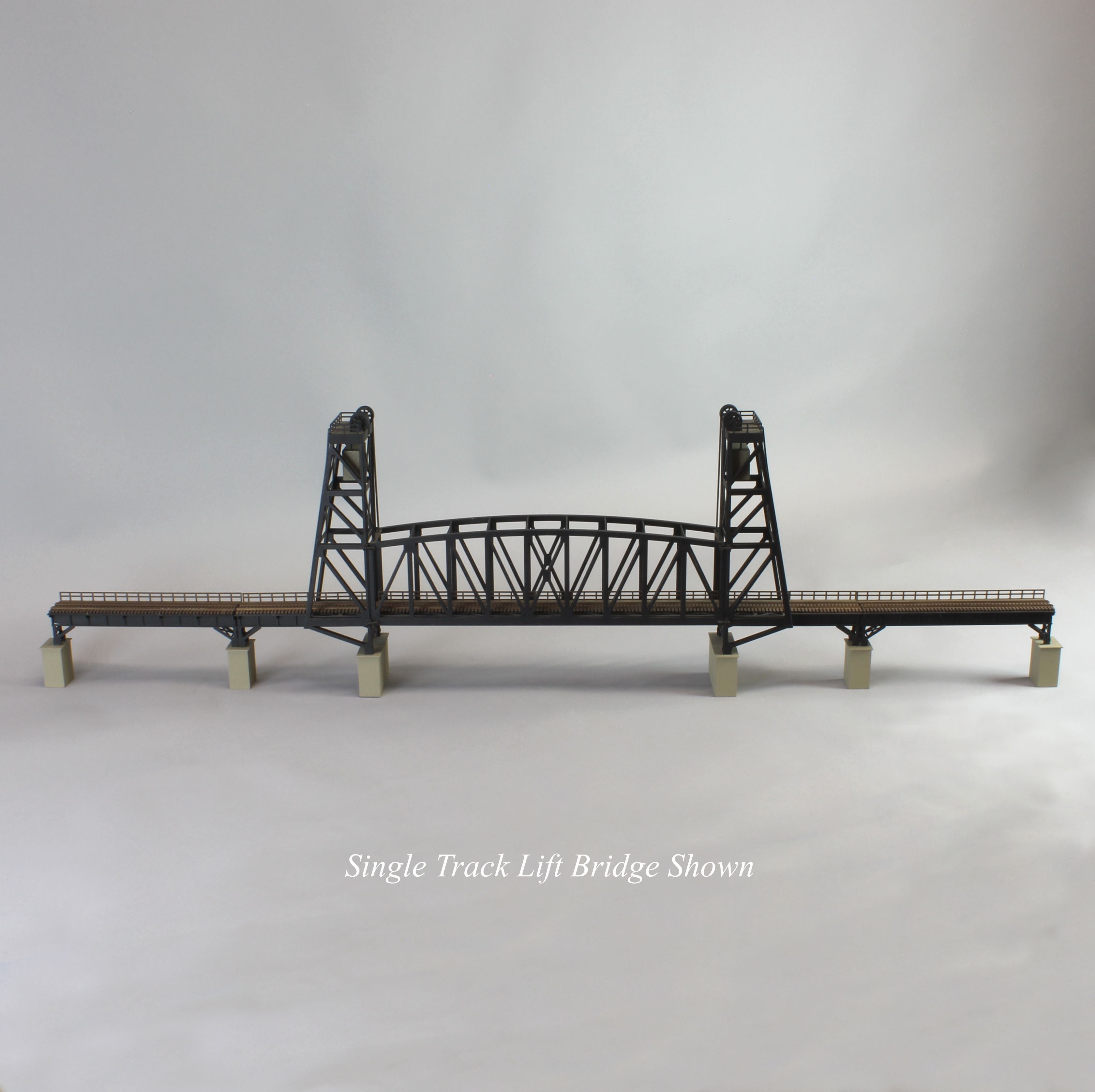 HO Vertical Lift Bridge Double Track | Custom Model Railroads 410-889-0010