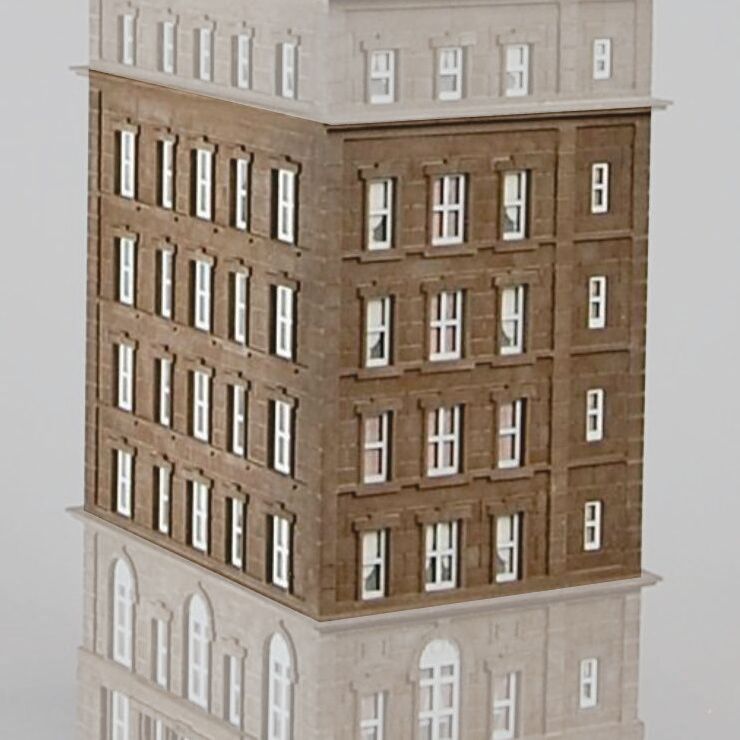 HO Midtown Apartments Add On | Custom Model Railroads 410-889-0010