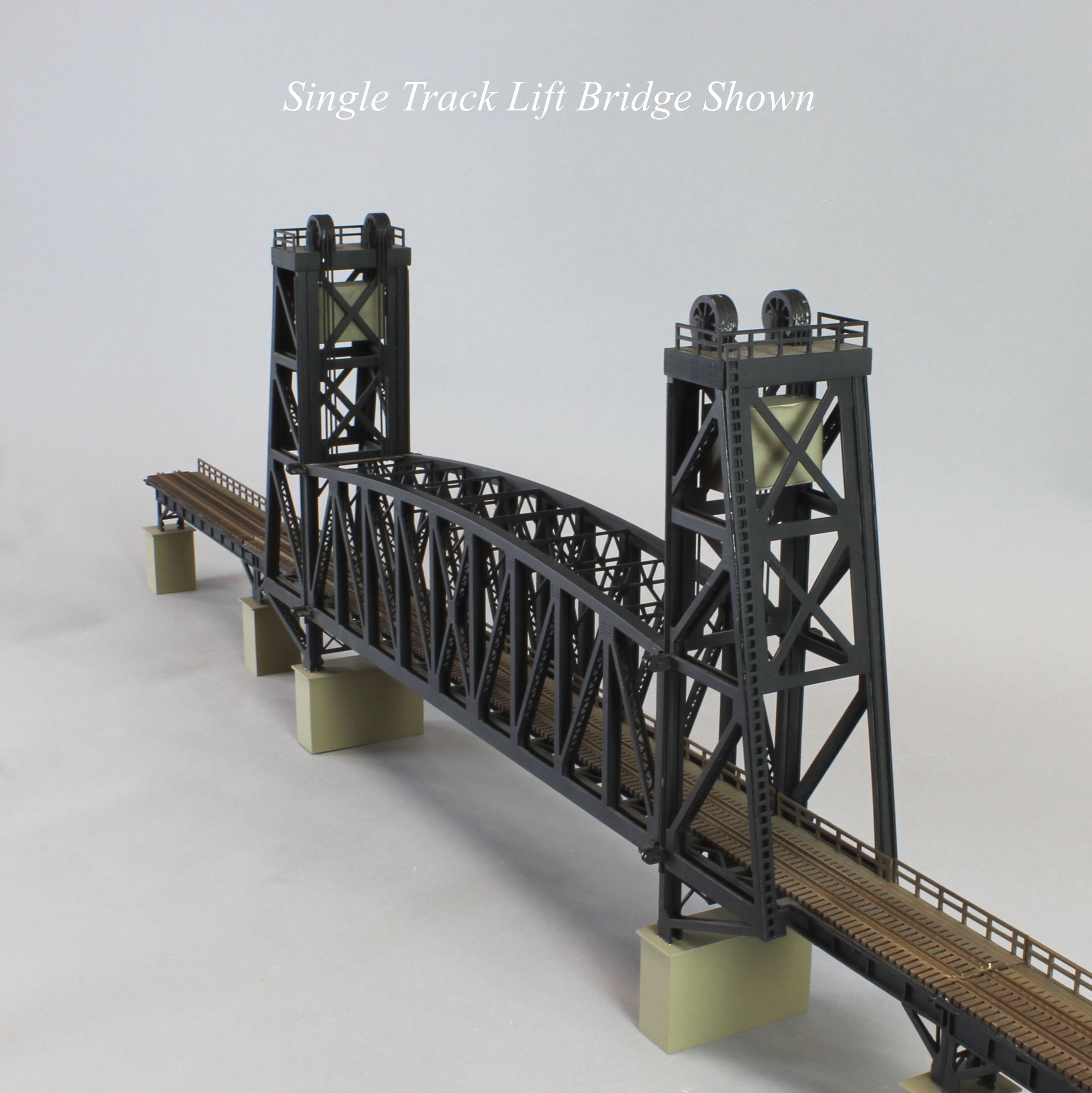 HO Vertical Lift Bridge Double Track | Custom Model Railroads 410-889-0010