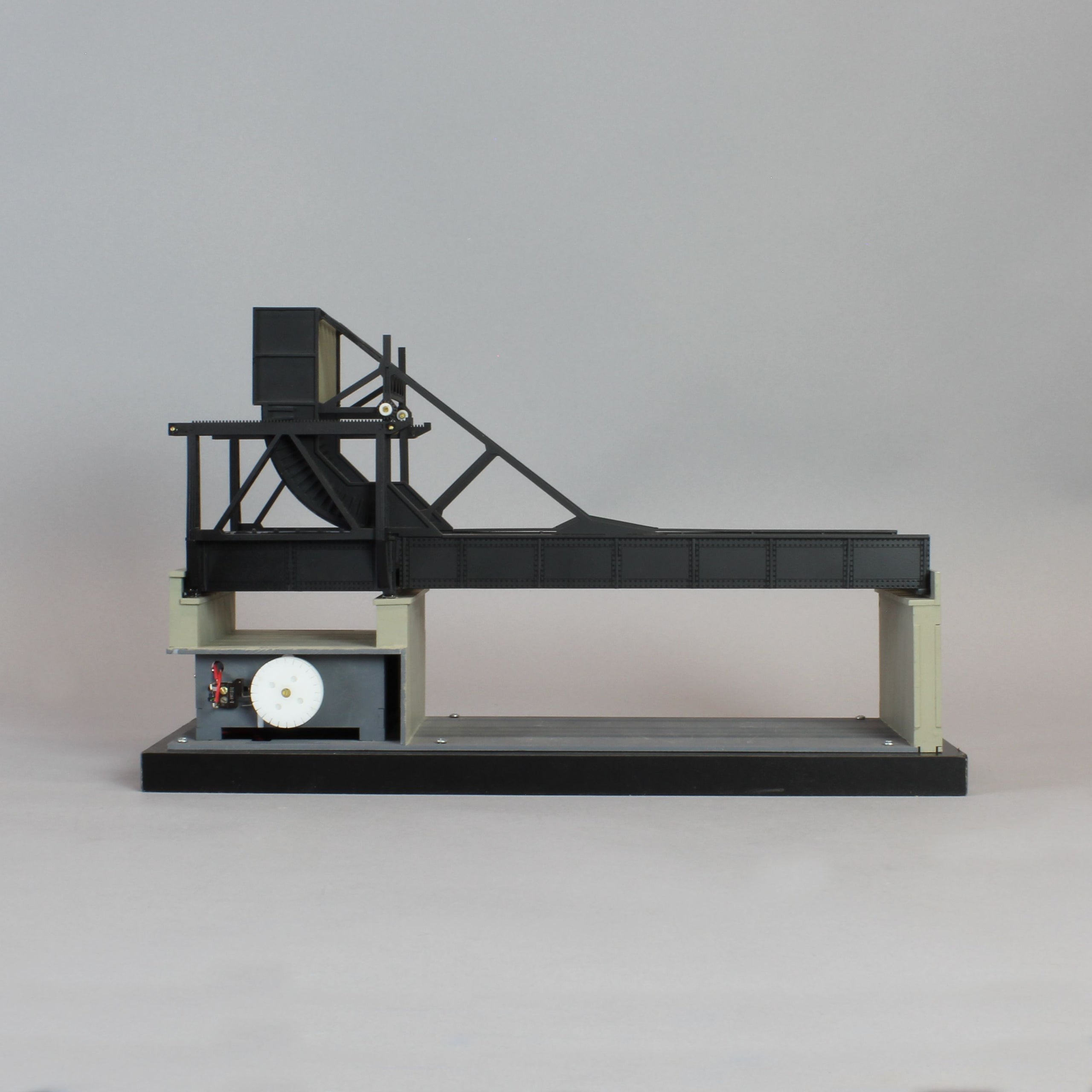 HO Rolling Lift Bridge Double Track No Motor | Custom Model Railroads ...