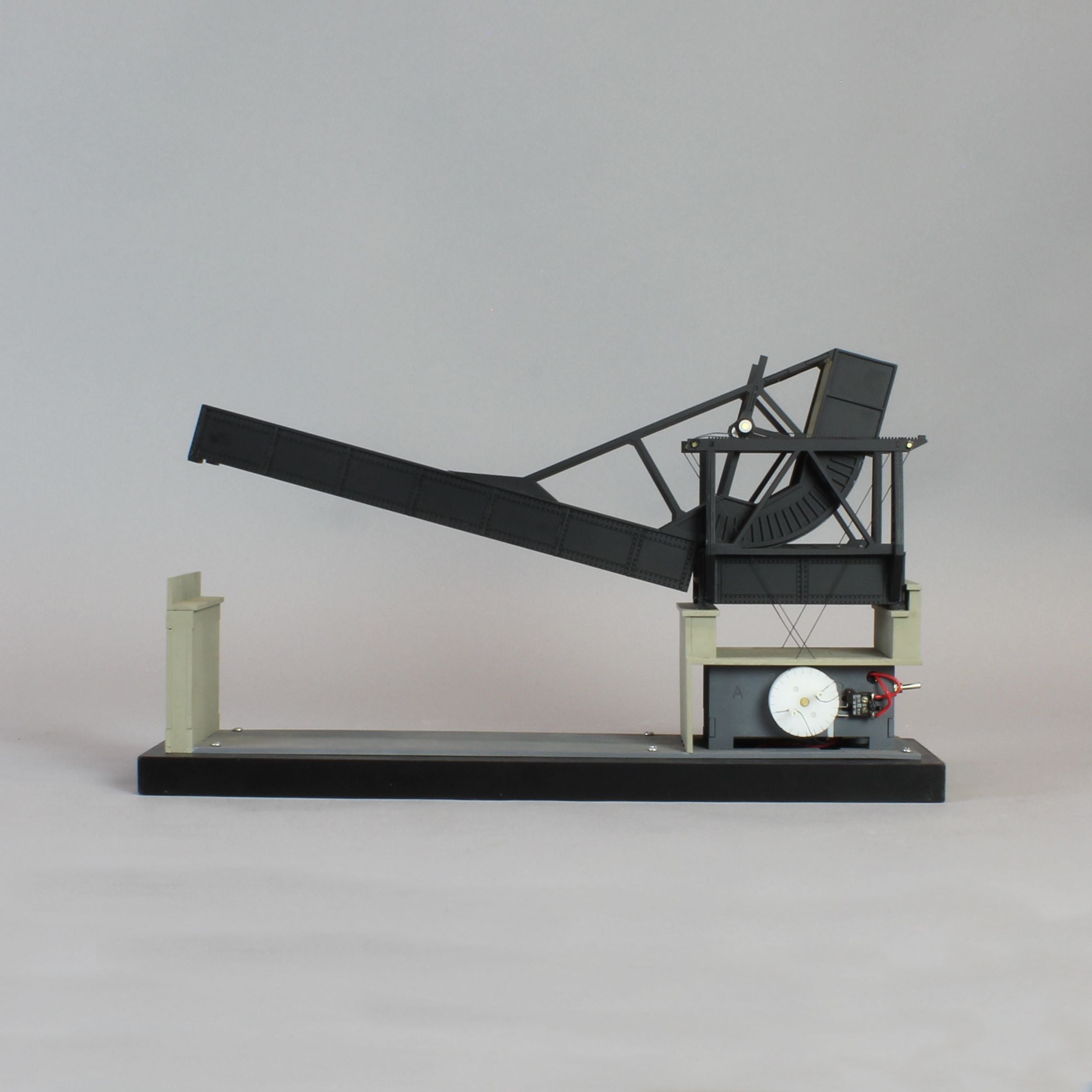 HO Rolling Lift Bridge Single Track with Motor | Custom Model Railroads ...