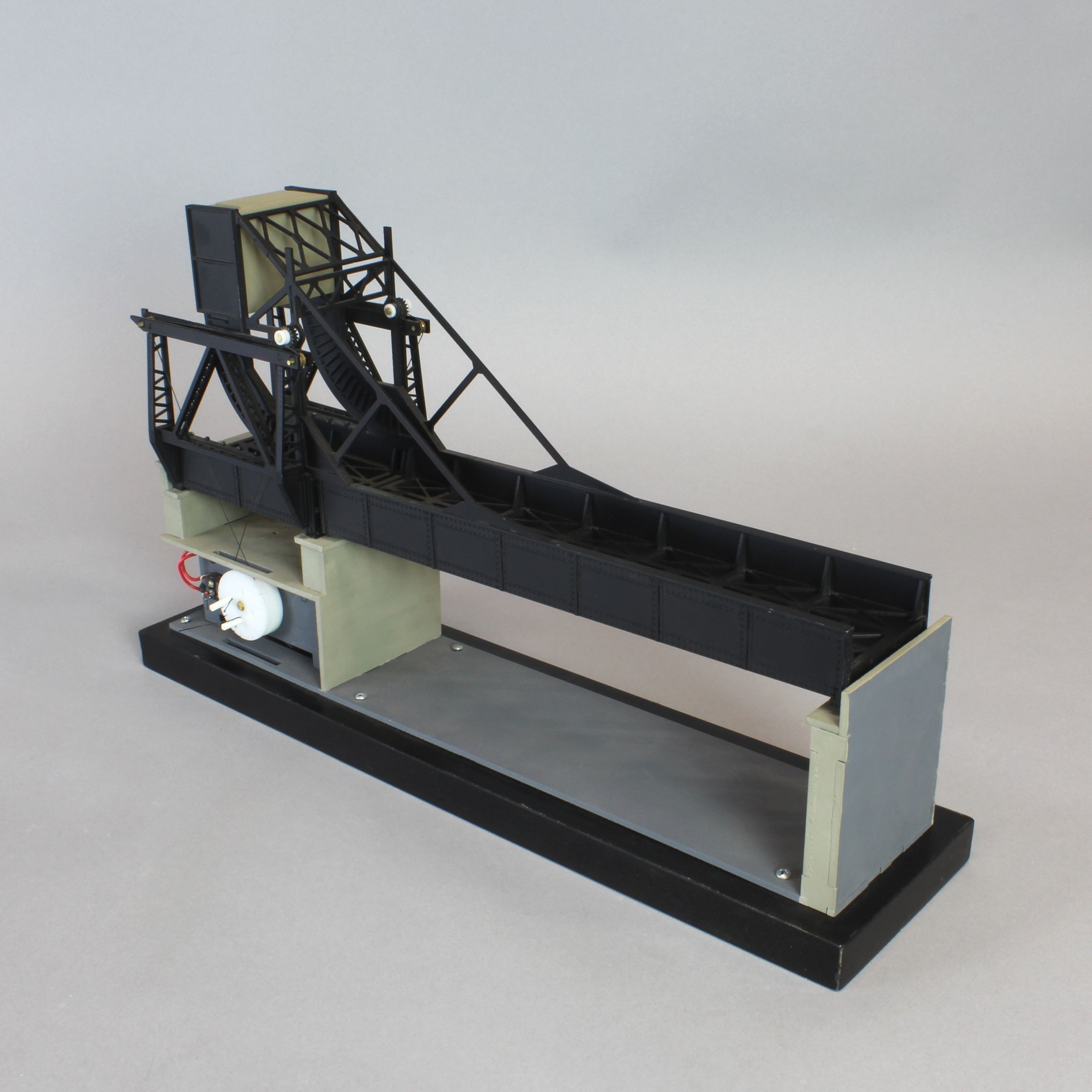 HO Rolling Lift Bridge Single Track with Motor | Custom Model Railroads ...